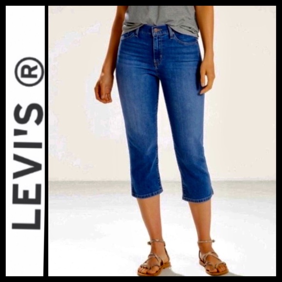 Levi's | Jeans | Levis Womens Classic Denim Capri | Poshmark
